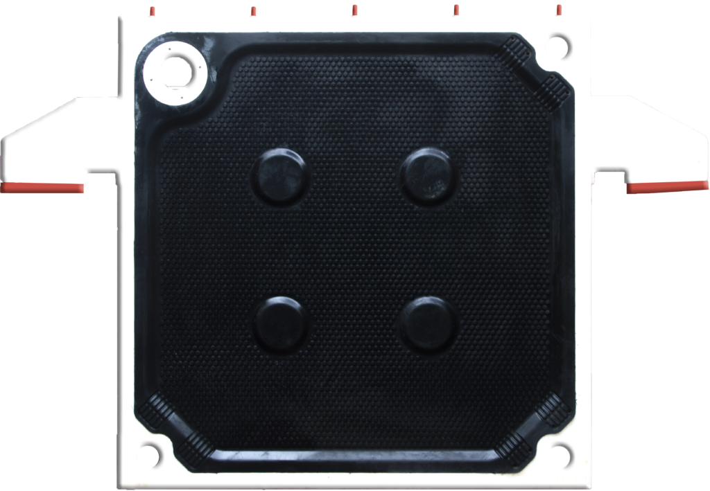 TOP CORNER FEED DESIGN MEMBRANE PLATES - YO-TANA MACHINE TOOLS PVT. LTD